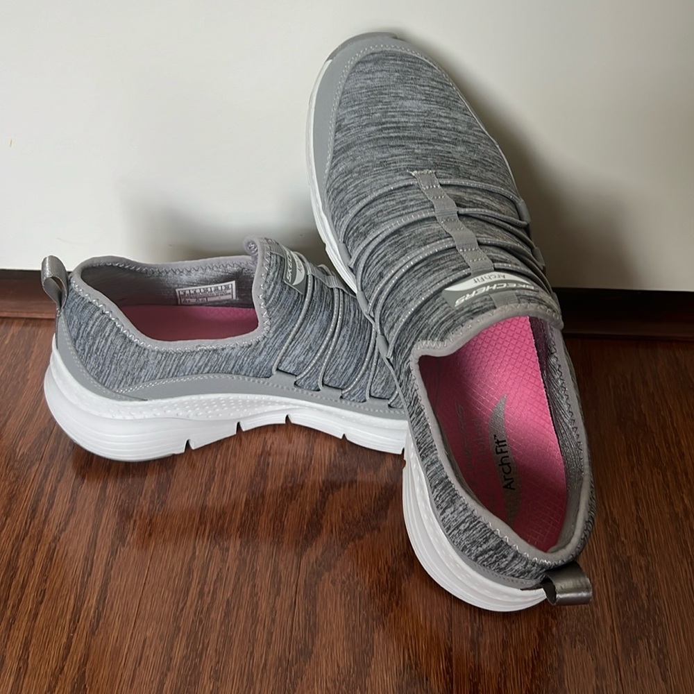 Skechers Arch Fit Air Cooled Walking Sneakers - Gem